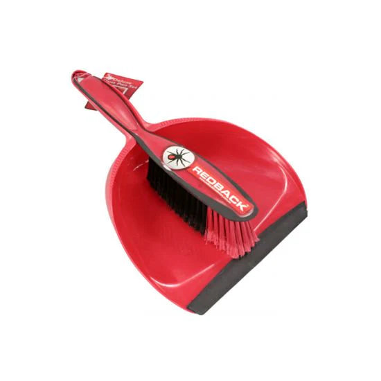 Deluxe Dust Pan Set - Red – Complete Wholesale Suppliers